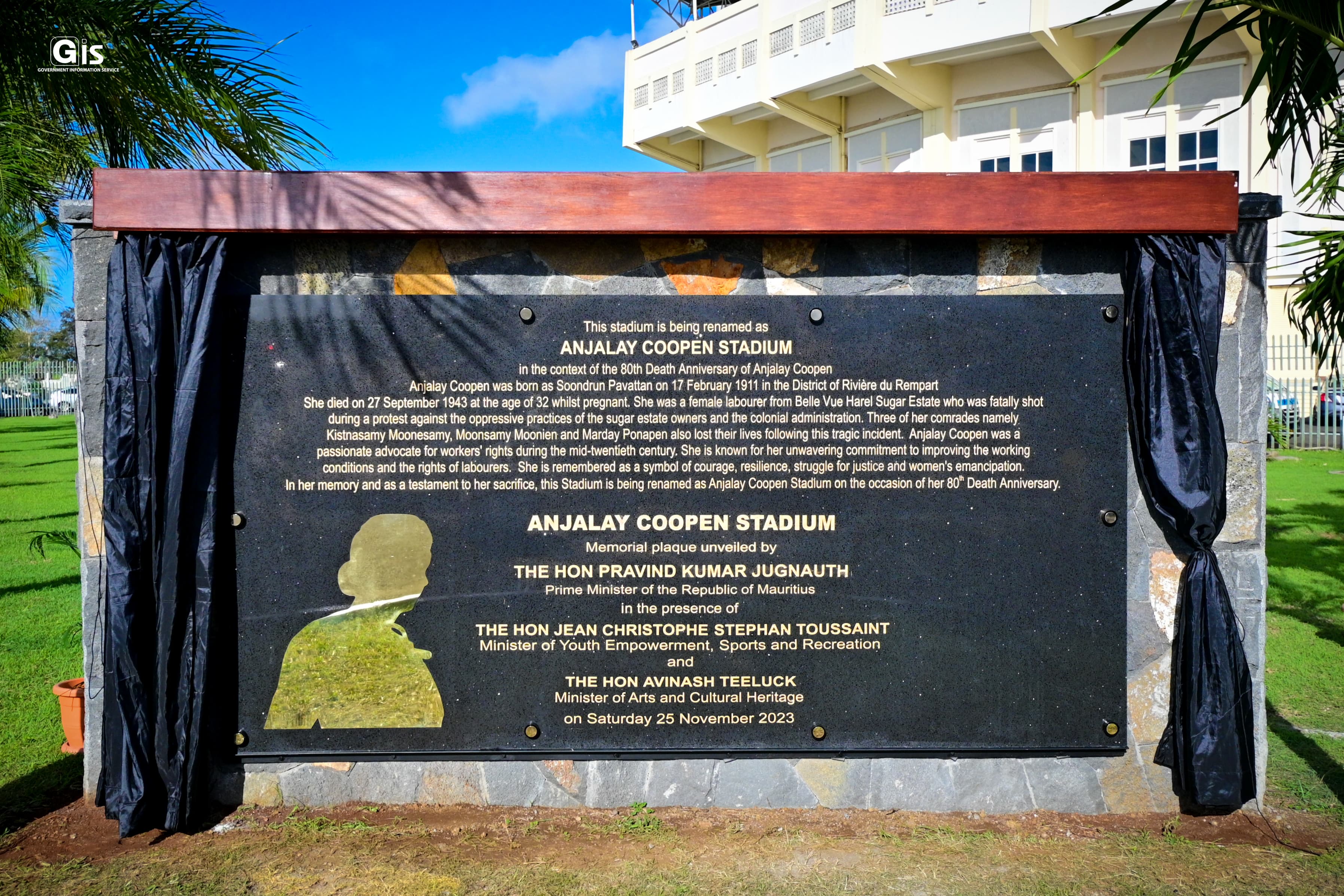 80th Death Anniversary of Late Anjalay Coopen: Anjalay Stadium ...