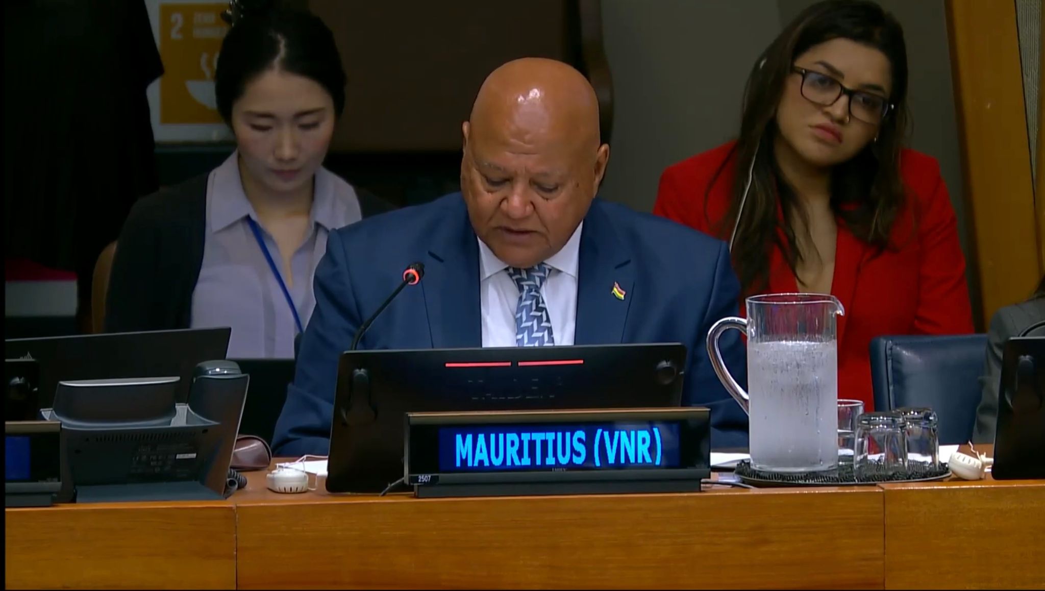 Ambassador Jhugroo presents Mauritius’s second Voluntary National ...
