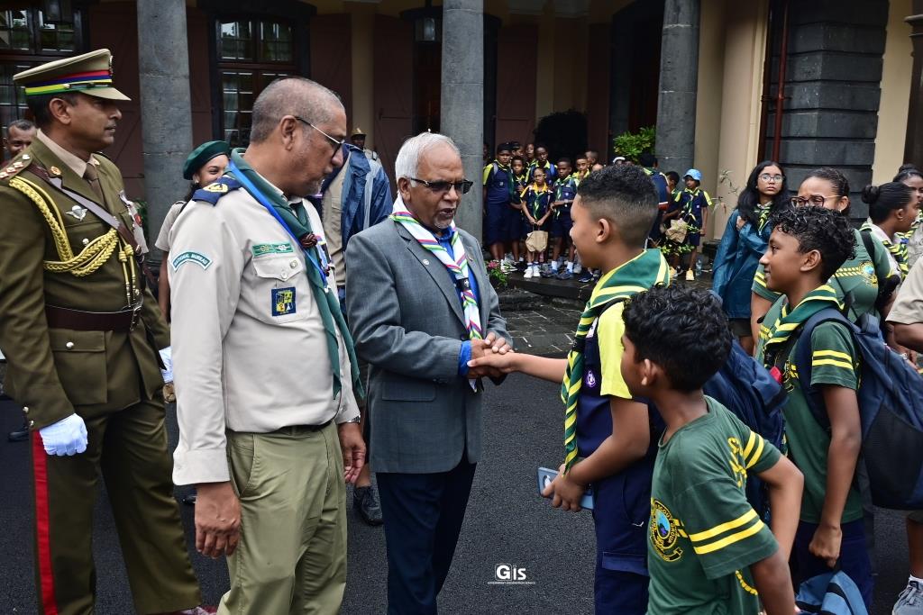 Mauritian Scouts honoured for Leadership and Service