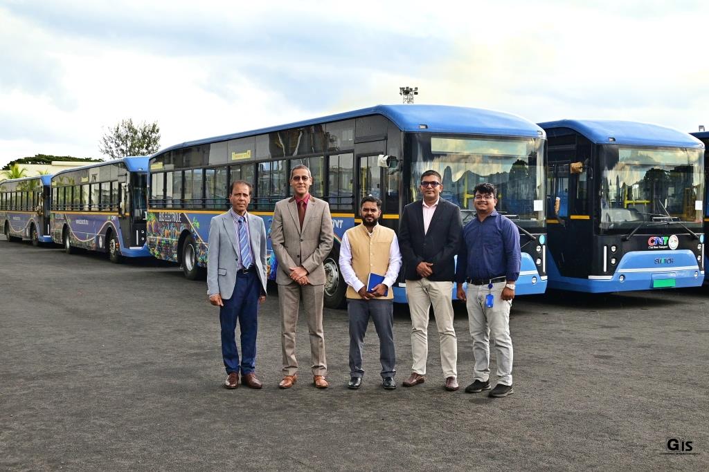 Mauritius receives 30 additional electric buses from India