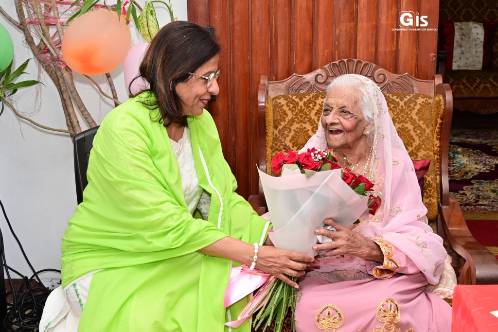 Mrs Bibi Zuleka Jogee turns 100 years old