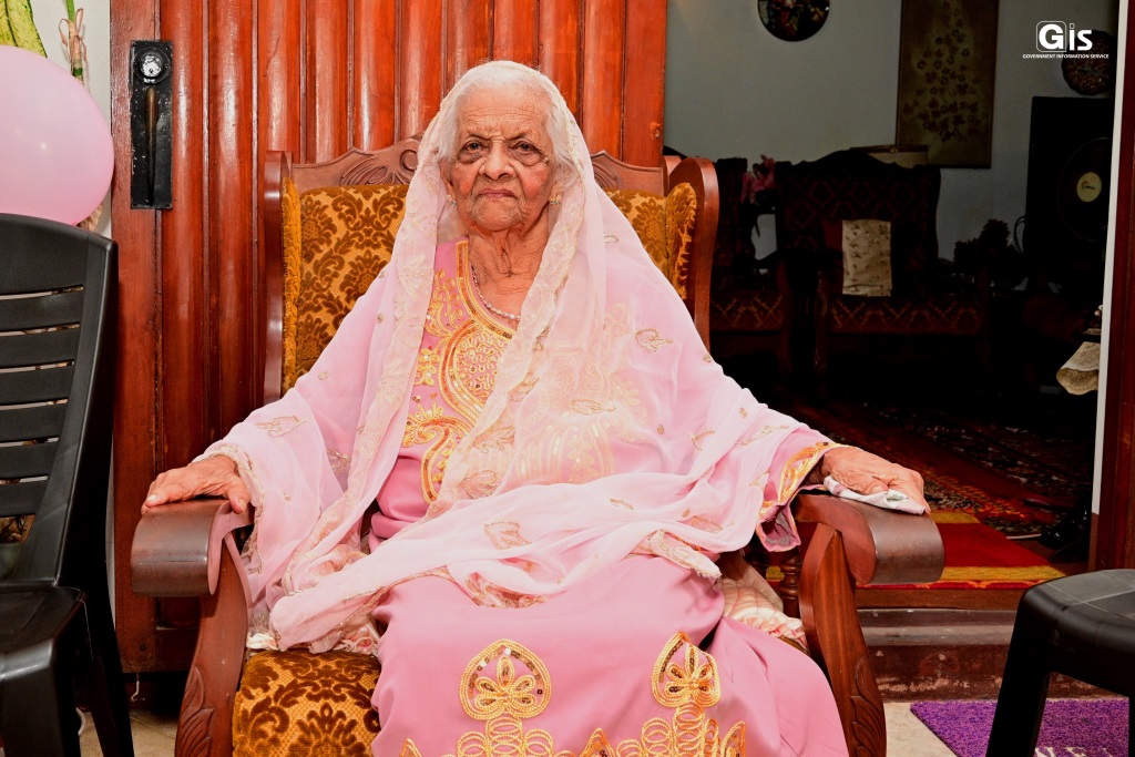 Mrs Bibi Zuleka Jogee turns 100 years old