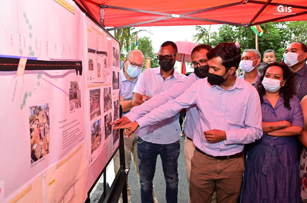 Newly reconstructed Atlee Bridge inaugurated by the Acting Prime Minister