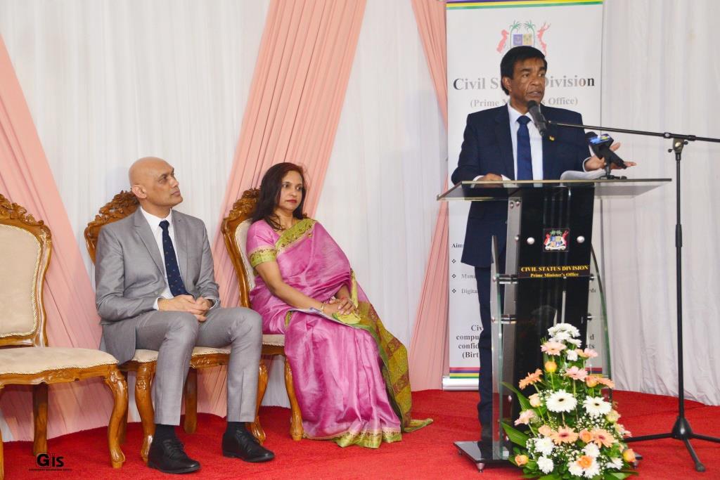 President Roopun acknowledges the crucial role of civil status registration