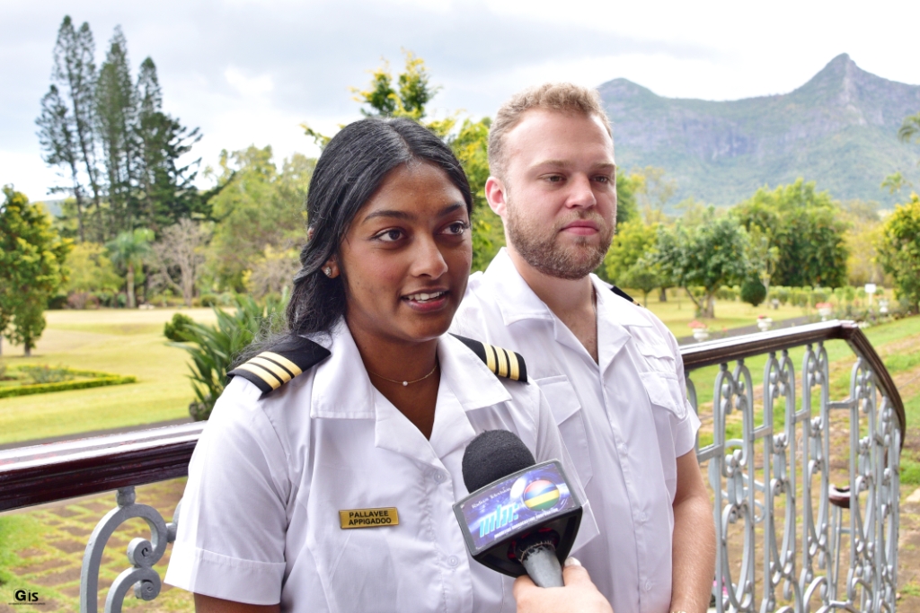 President Roopun receives first female pilot on a solo South Africa ...