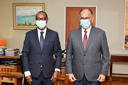 UNFPA Representative meets Foreign Affairs Minister